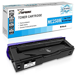 Compatible Toner Cartridge Print Cartridge M C250 P C300 P C301 C250H C300W Black High Capacity 6900 Pages TOPRINT for Ricoh M C250FW, M C250FWB, P C300W, P C301W Printers