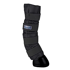 LeMieux Arctic Ice Therapy Horse Boots - Protective Gear and Training Equipment - Equine Boots, Wraps & Accessories (Black - OneSize)