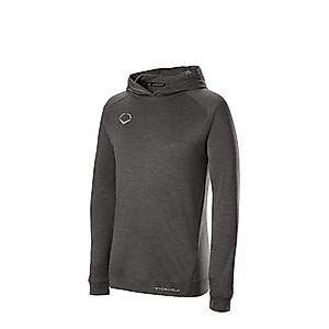 EvoShield Youth Pro Team Training Hoodie, Charcoal - Large