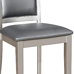 Roundhill Furniture Avignor Contemporary Simplicity Dining Chair, Set of 2