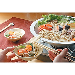 Taniguchi Metal Udon Suki Pot, 13.0 inches (33 cm), Made in Japan, For Gas