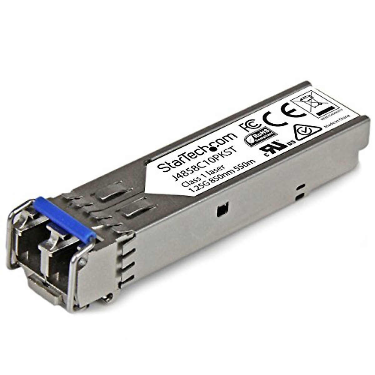 StarTech.com 10 pack HPE J4859C Compatible SFP Module1000BASE-LX GbE Single Mode (SMF)/Multi Mode (MMF) Fiber Optic Transceiver 1GE Gigabit Ethernet SFP-LC 10km-1310nm DDM HPE 1400 1700(J4859C10PKST)