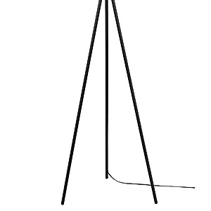 Catalina 19973-000 Mid-Century Modern Tripod Floor Lamp, 61.25", Black Classic