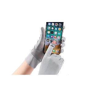 Reflective Mesh Driving Gloves for Women Summer Anti-UV Protection Sunscreen 2 Fingers Flip Touchscreen Cooling Breathable Gloves Cycling Riding Full Palm Sport Non-Slip Grip Motorcycle Golf Mittens