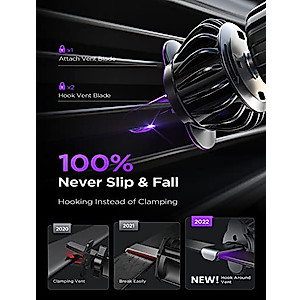 AINOPE CD Phone Holder for Car CD Slot Phone Holder One-Hand Operation 2-in-1 Stable Vent Car Phone Holder Mount Compatible with iPhone 14/13 4-7 Inch Phones