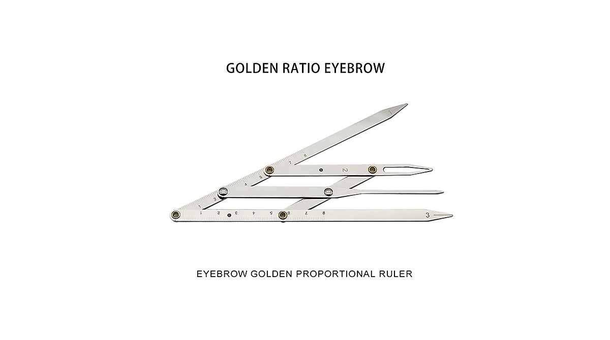 Dr.Pedi Eyebrow Golden Ratio Caliper for Microblading & Makeup