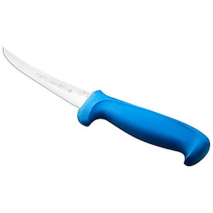 Mundial B5607-6 6-Inch Curved Semi-Stiff, Blue Boning Knife, 6"