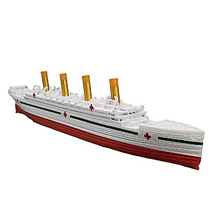 HMHS BRITANNIC Model - Highly Detailed Replica Historically Accurate No Assembly Required - 1 Foot in Length (Model Only)