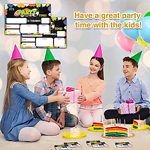 YSTEP Sports Birthday Party Invitations, 20 Invite Cards with Envelopes, 4"x6" All Star Sports Birthday Party Invites - A06