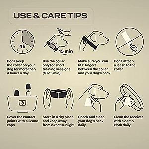 PetSpy M686 Premium Dog Training Shock Collar, 1100 Yards, Medium to Large Dogs, with Vibration, Electric Shock and Beep, Waterproof, Remote Trainer (Gen 1 Black)