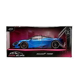 Pink Slips 1:24 McLaren 720S Die-Cast Car, Toys for Kids and Adults(Blue)