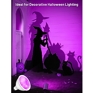 MCDYLUK LED MR16 Blue Light Bulb 4W, 20W 35W 50W Halogen Equivalent, 12V Low Voltage GU5.3 Bi-Pin Led Blue Bulbs for Halloween Outdoor Landscape Yard Garden Tree Pool Holiday Lighting, 38 Deg, 6 Pack