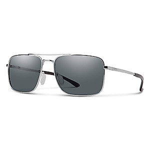 Smith Outcome Sunglasses, Silver/Gray, one Size