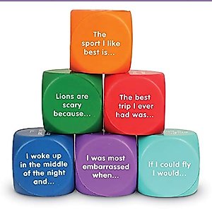 Learning Resources Writing Prompt Cubes