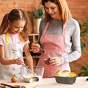 Tiawudi 6 Pack Mini Loaf Pans, Non-Stick Baking Bread Pan, Carbon Steel Bakeware