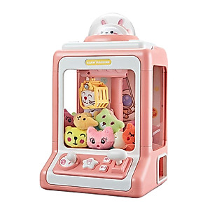 Harilla Small Claw Machine,Kids Arcade Claw Machine, Pink