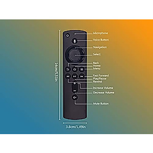 MYHGRC Replacement Alexa Voice Remote (2nd Gen) for Amazon 2nd Gen Fire TV Cube and Fire TV Stick 1st Gen Fire TV Cube Fire TV Stick 4K and 3rd Gen Amazon Fire TV-1step to Pair
