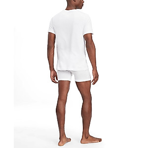 Tommy Hilfiger Men's Undershirts 3 Pack Cotton Classics Crew Neck T-Shirt, White, Small