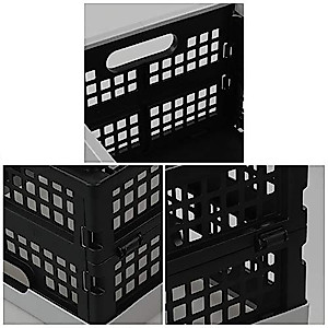 Neadas 16 L Folding Storage Crates, Collapsible Storage Basket, 2 Packs