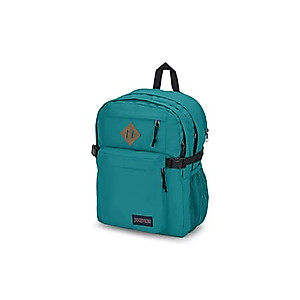 JanSport Main Campus Backpack - Travel, or Work Bookbag w 15-Inch Laptop Sleeve and Dual Water Bottle Pockets, Deep Lake