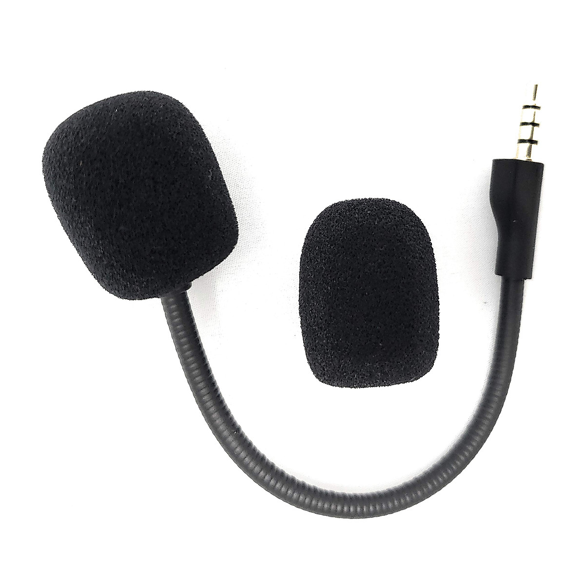 TNE 2 Pack Replacement Game Mic for Steelseries Arctis 1 Headphones Detachable Microphone Boom for Arctis 1 PS4 Pro PS5 Xbox One X Computer PC Gaming Headsets 3.5mm Jack Noise Cancelling