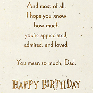 American Greetings Birthday Card for Dad (Inspiration and Great Example)