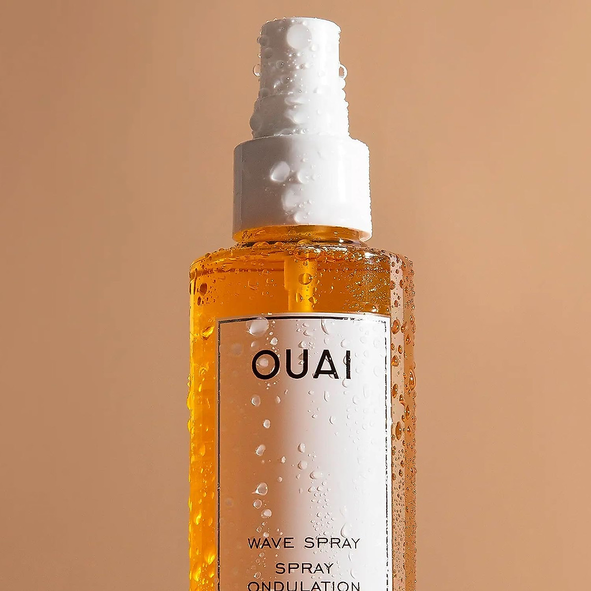 OUAI Wave Spray Travel Size - Coconut Oil & Rice Protein Texturizing Mist for Beach Waves, Volume & Shine - Paraben-Free, Safe for Color & Keratin-Treated Hair (1.7 fl oz)
