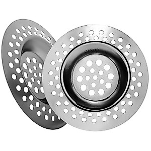 Hair Catcher, Kitchen Sink Strainer, Drain Protector, Hair Catcher, Drain Catcher 3", Spa Drain Cover (Pack of 2)