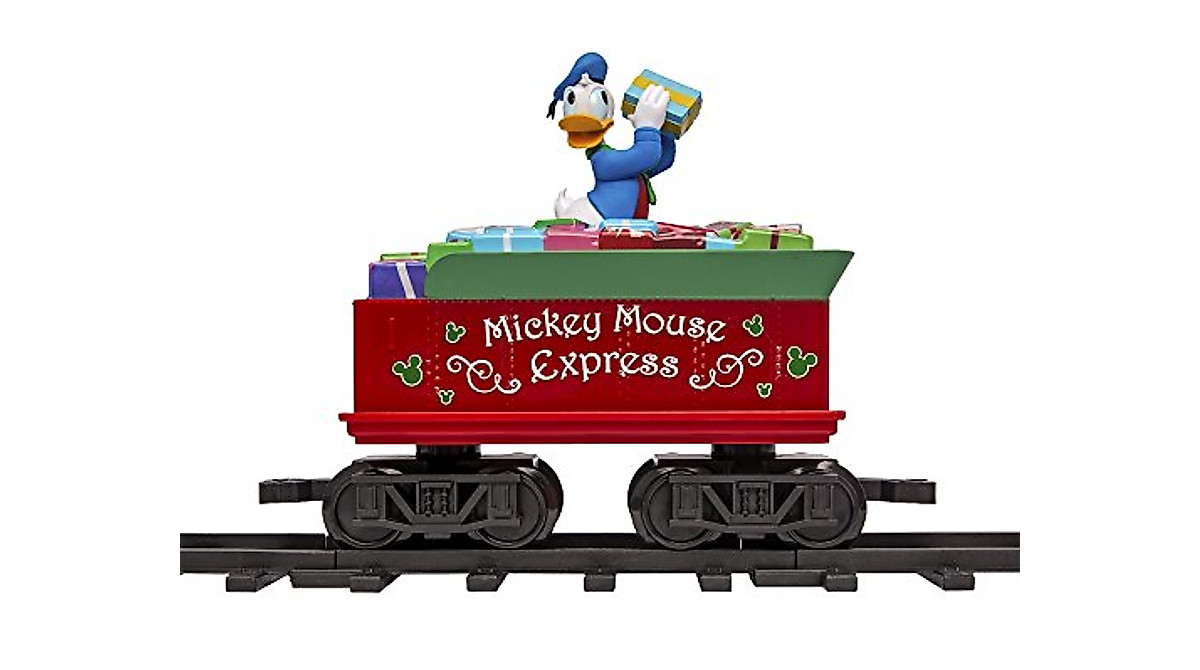 Disney Mickey Mouse Train Set with Remote and Lights for Kids 4+
