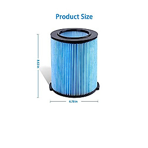 VF5000 Shop Vac Filters for Ridgid Shop Vac,3-Layer Pleated Paper vacuum filter Fits for Rigid Wet Dry Vacuums 5-20 Gallon for WD1450 RV2400A WD0970 WD1270 WD06700 WD1851 WD1680