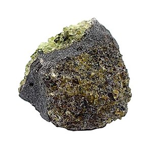 Raw Olivine, Mineral Specimen - Approx. 1" - Geologist Selected & Hand Processed - Great for Science Classrooms - Eisco Labs