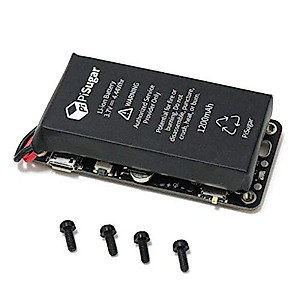 Pisugar2 Portable 1200 mAh UPS Lithium Battery Pwnagotchi Power Module for Raspberry Pi-Zero W/WH Model Accessories handhold(Not Include Raspberry Pi)