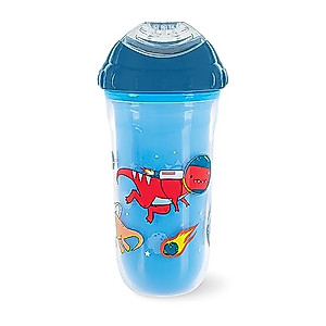 Nuby No-Spill Insulated Cool Sipper, 9 Ounce (Pack of 1) Colors May Vary