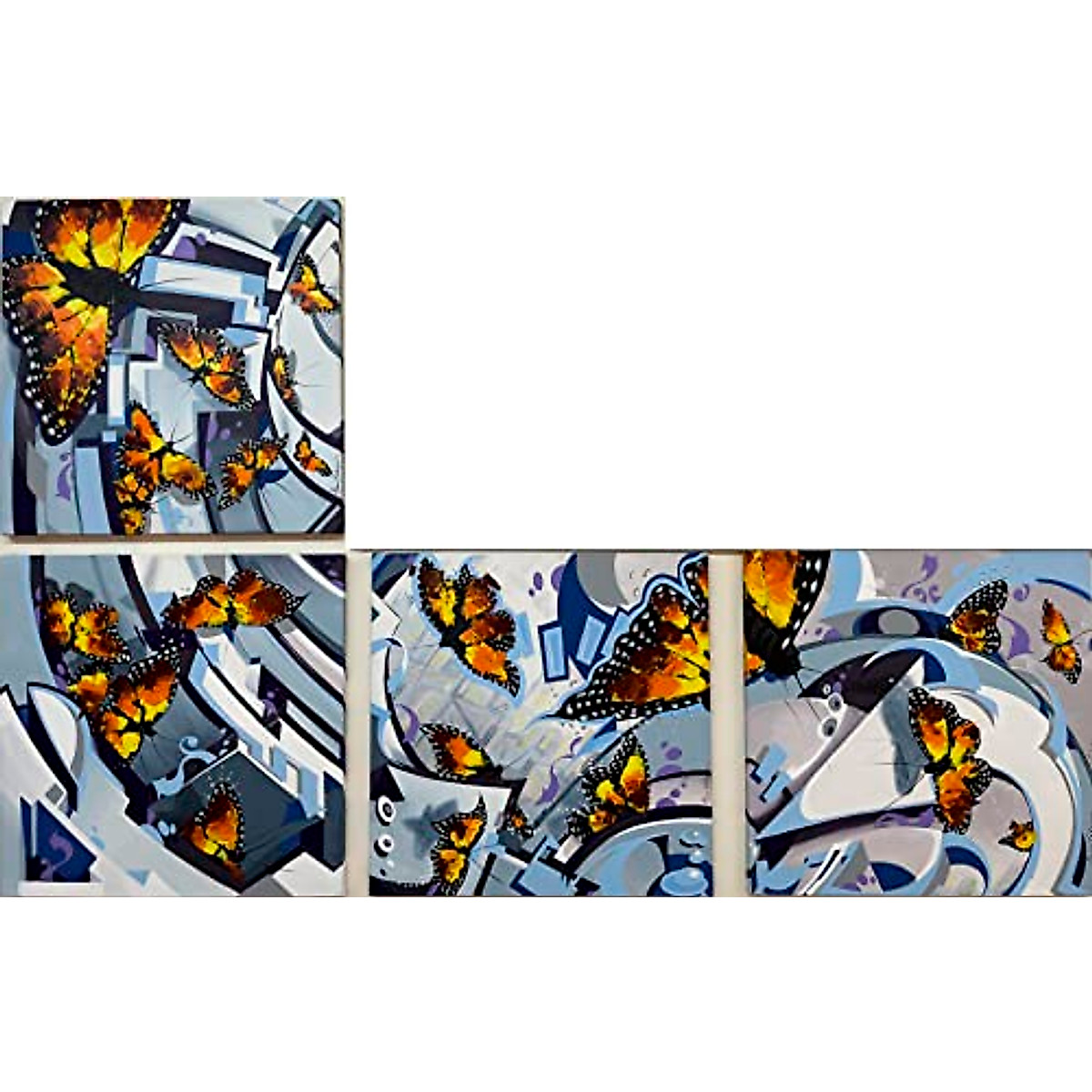 Flight of Monarchs Girl by Erni Vales of EVLworld Print Edition