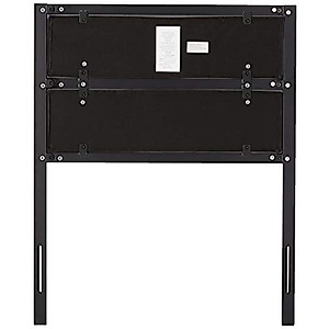 ZINUS Jessica Modern Studio Upholstered Metal Headboard, Twin