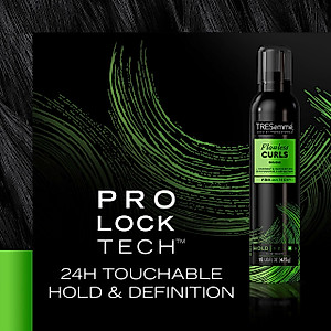 TRESemmé Hair Mousse 2-Pack + Keratin Repair Hair Mask – Flawless Curls Alcohol-Free, Anti-Frizz Hair Products with Heat Protection (3 Piece Set)