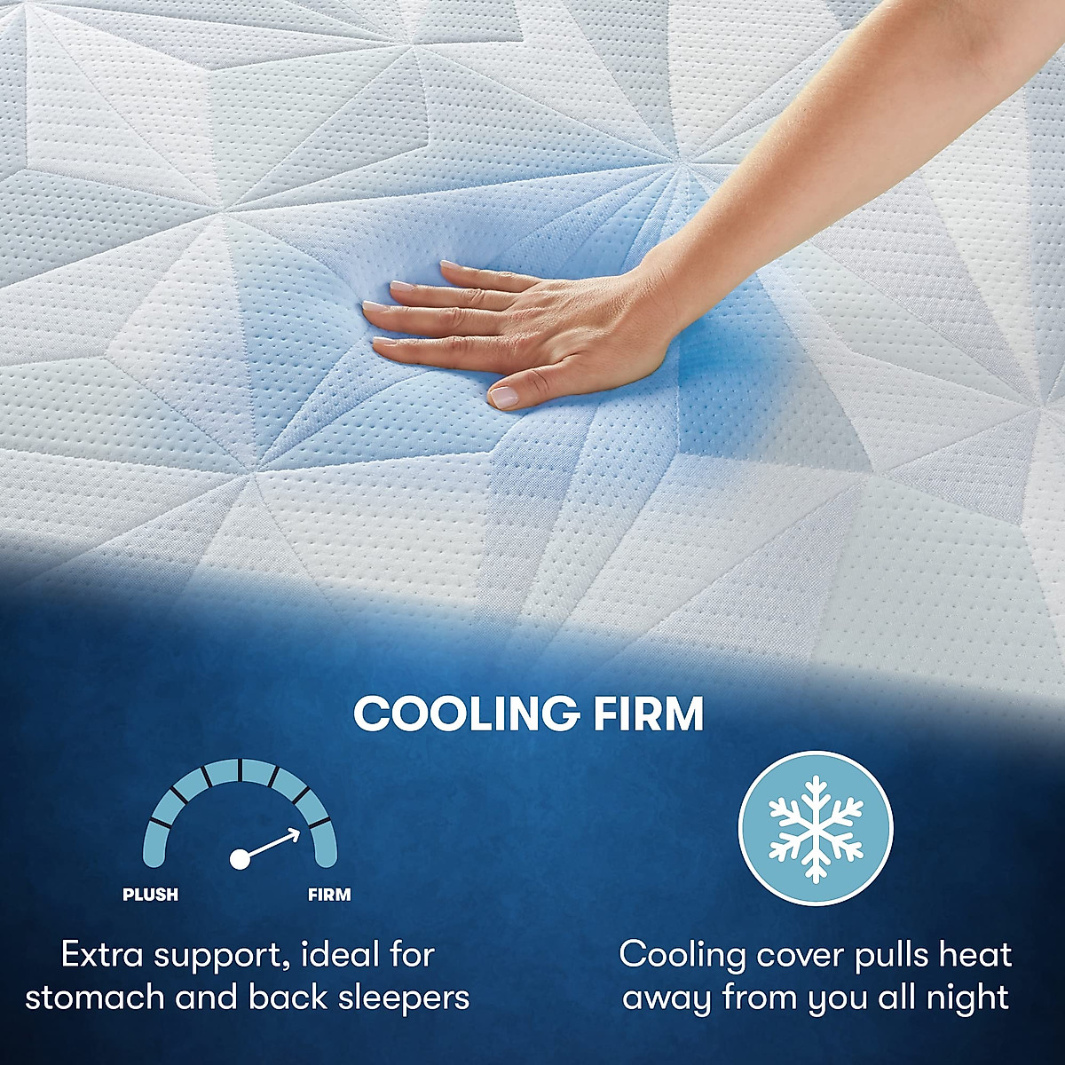 Serta Arctic Premier- 14.5" King Firm Mattress, USA Built, 100-Night Trial, CertiPUR-US Certified