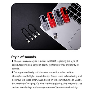 QLS MC01/MC01se Portable USB DAC/AMP Dual Flagship CS43131 HiFi Decoder Headphone Amplifier 4.4mm/3.5mm Type-C USB (MC01 Grey)