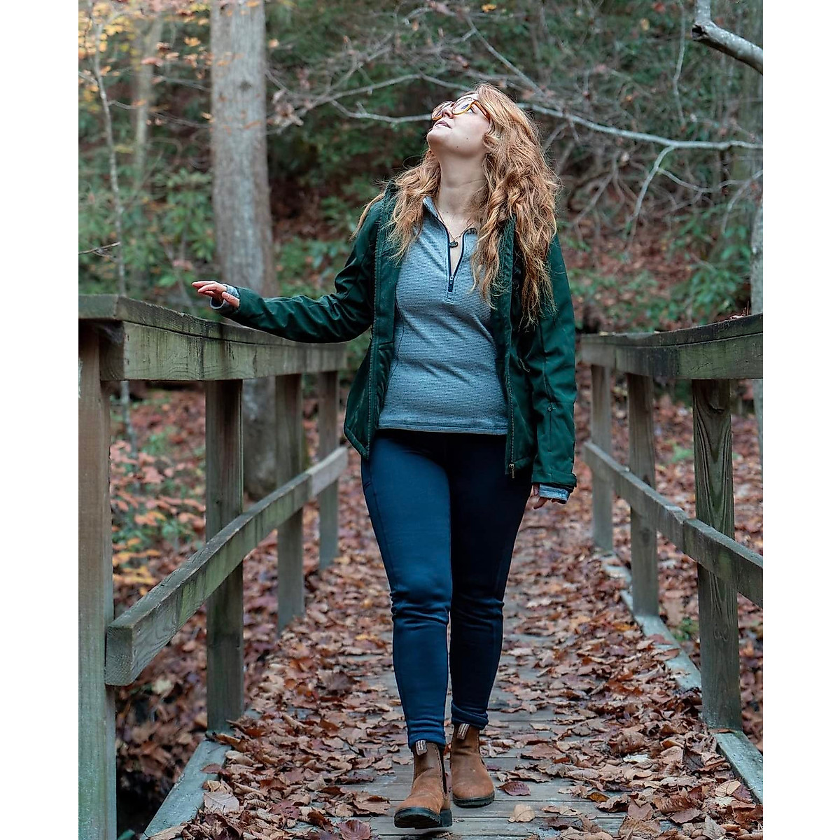 Avalanche Women's Long Sleeve Lightweight Partial 1/4 Zip Running Top Stripe Berry L