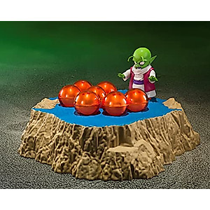 TAMASHII NATIONS - Dragon Ball Z - Porunga & Dende Luminous Dragon Ball Set (Come Forth, Genuine Shenron!!), Bandai Spirits S.H.Figuarts Action Figure