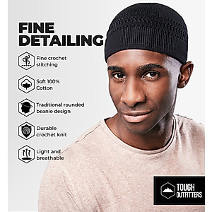 Tough Headwear Kufi Hat - Kufi Hats for Men Muslim, Turkish Kufi Cap