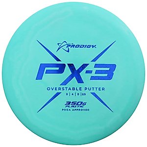 Prodigy Disc 350G Series PX3 Putter Golf Disc [Colors May Vary] - 170-174g