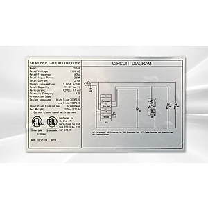 Elite Kitchen Supply Commercial Sandwich Prep Table Refrigerator, ETL NSF Salad Pizza Fridge Cooler, 48" W 11.47 cu.ft. Fan Cooling, Salad Bar with Cut Board for Buffet Restaurant, Bar, Shop