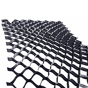 ZJKXJH Permeable Pavers for Gravel 5cm Tall, Retractable Polyethylene Geogrid for Pathways, Shed Base, Horse Farm, Base Support Ground Stabilizer (Color : WxL, Size : 1X9m/3.3X29.5ft)