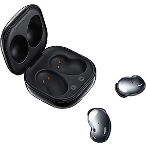 Samsung Galaxy Buds Live, Earbuds w/Active Noise Cancelling (Mystic Black) (Renewed)