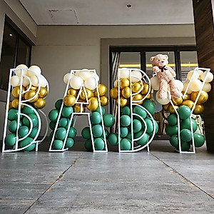 Sage Green Balloon Arch Kit- 120pcs Balloon Garland Kit 18/12/10/5 Inch Latex Balloons for Birthday Decorations Baby shower Wedding Party Balloon (Sage Green, 120PCS 18/12/10/5in)