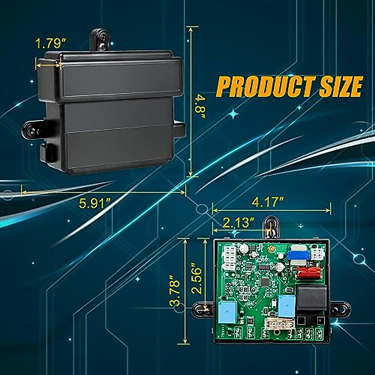 Upgraded 3316348.900 Rv Refrigerator/Fridge Power Module Board Circuit/Control Board Compatible With Dometic DM2652 DM2662 RM2652 DM2663 DM2852 DM2862 RM2454 RM2551 etc Replaces 3316348.000