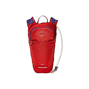 Osprey Moki 1.5L Kids' Biking Backpack with Hydraulics Reservoir, Ventana Red