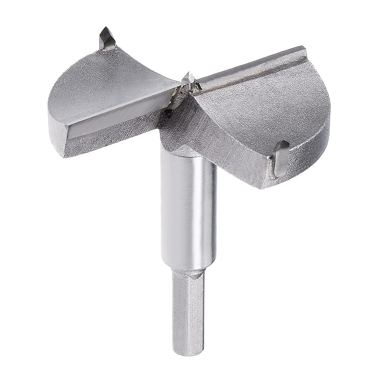 uxcell Forstner Drill Bits 80mm, Tungsten Carbide Wood Hole Saw Auger Opener, Woodworking Hinge Hole Drilling Boring Bit Cutter (Gray)