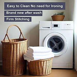 Premium Queen Pillowcases 4 Pack - White Standard - Ultra Soft 1800 Thread Count Microfiber- Double Brushed - Allergies Free - Wrinkle Resistant Pillowcase